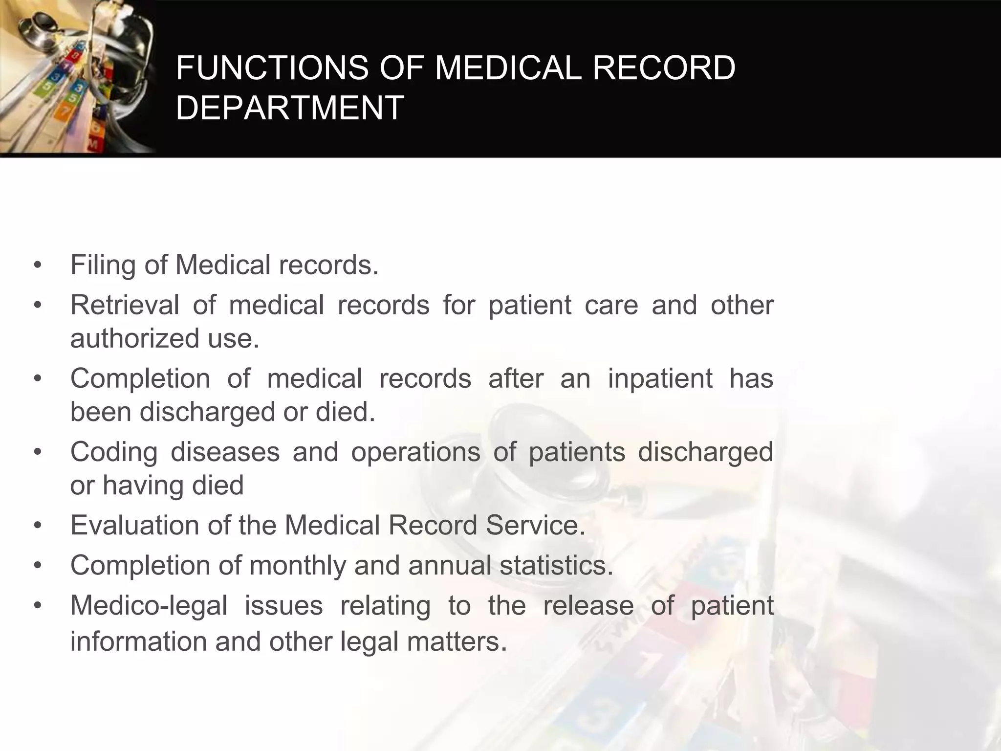 Medical records ppt | PPTX