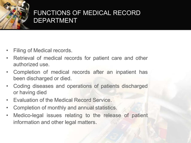 Medical records ppt | PPTX