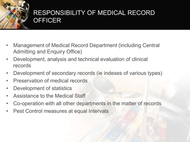 Medical records ppt