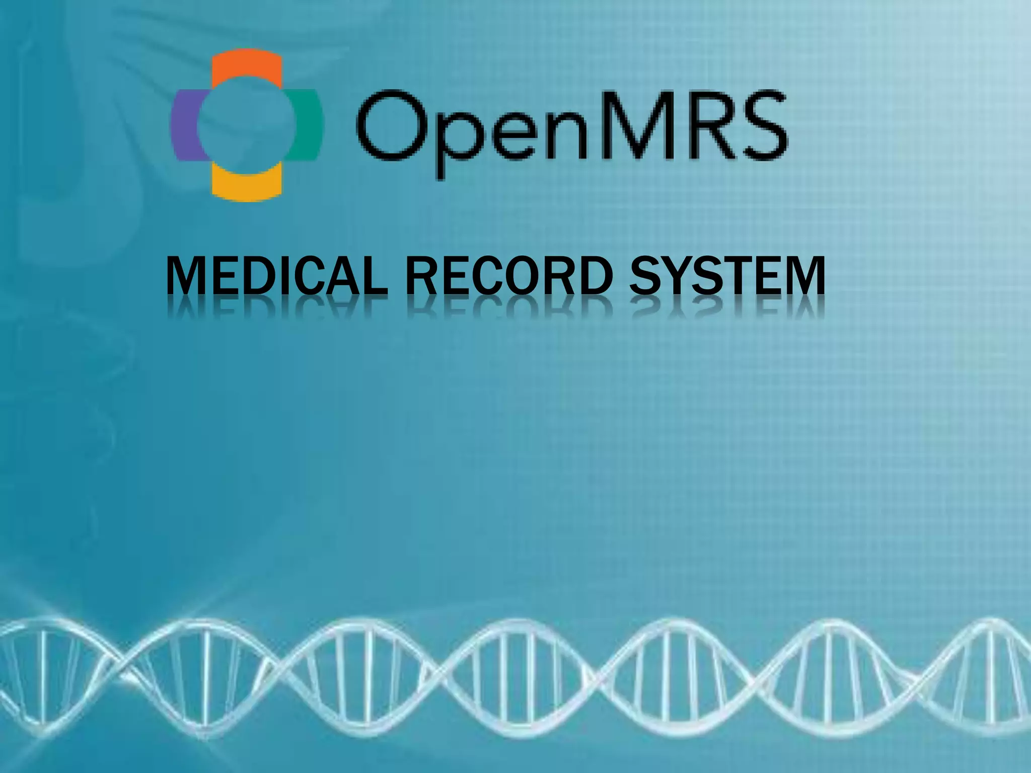 Medical record system | PPTX | Operating Systems | Computer Software ...