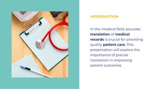 Expert Medical Record Translation Services: Accuracy and ...