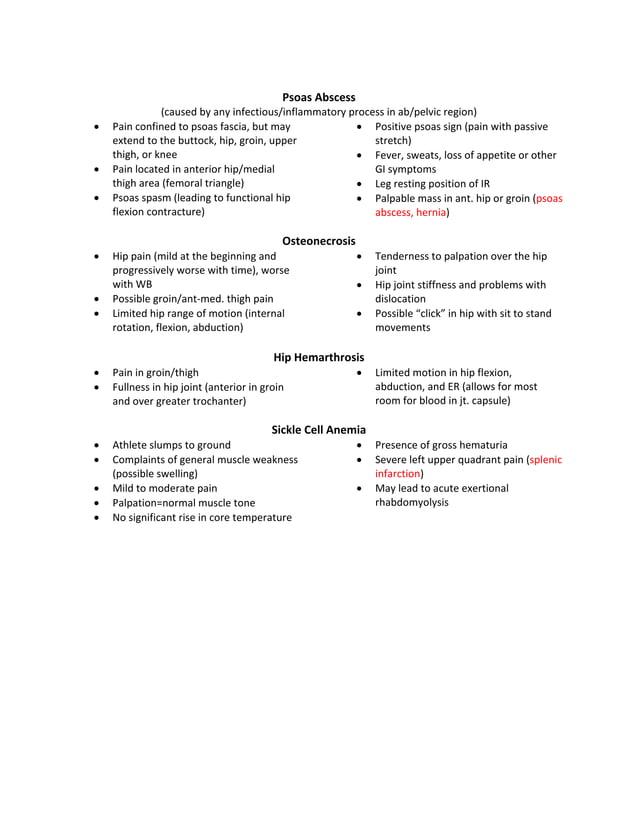 Medical Red Flags S.Houck | PDF