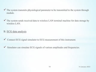 MEDICAL REMOTE MONITORING OF MULTIPLE PHYSIOLOGICAL PARAMETERS BASED ON WIRELESS EMBEDDED ...