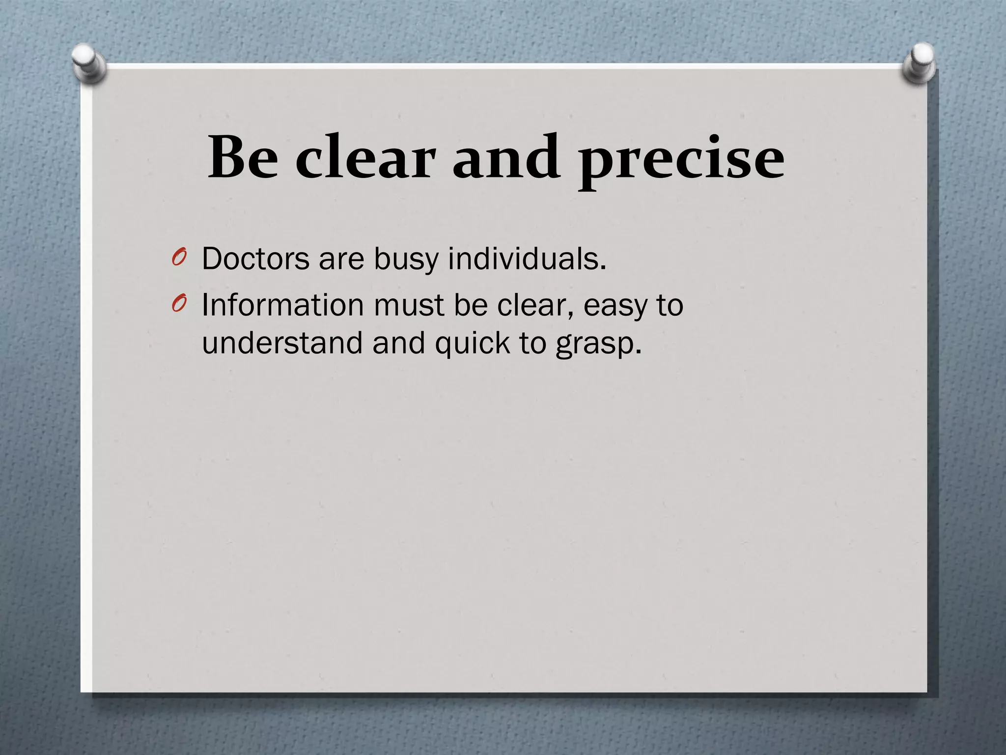 Medical representative tips | PPT