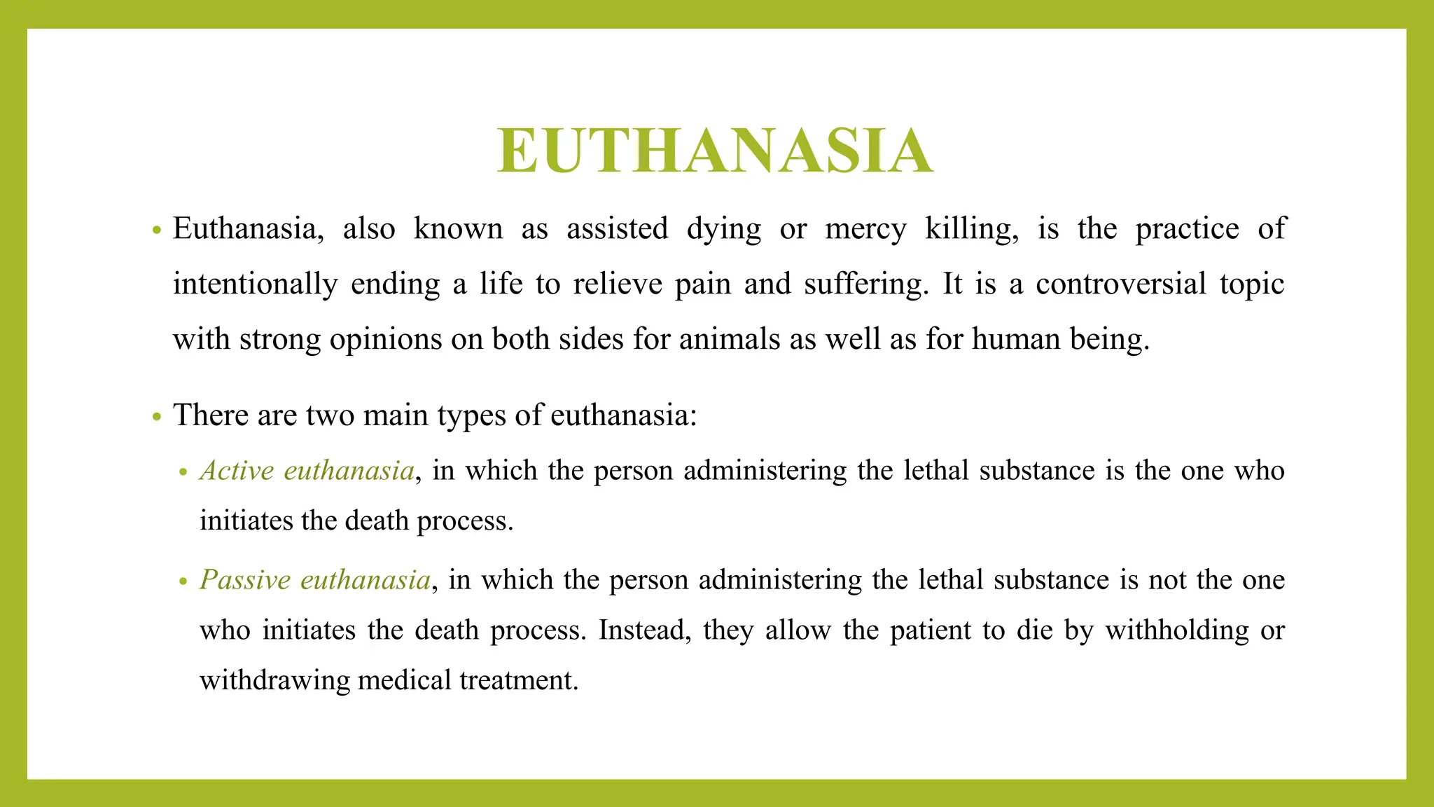 MEDICAL RESEARCH: UNIT_III_ EUTHANASIA, COI, CONFIDENTIALITY RESEARCH ...