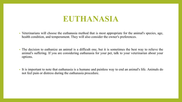 MEDICAL RESEARCH: UNIT_III_ EUTHANASIA, COI, CONFIDENTIALITY RESEARCH METHODOLOGY AND ...