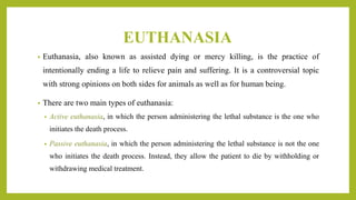 MEDICAL RESEARCH: UNIT_III_ EUTHANASIA, COI, CONFIDENTIALITY RESEARCH ...