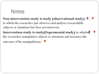 Medical research methodology | PPT