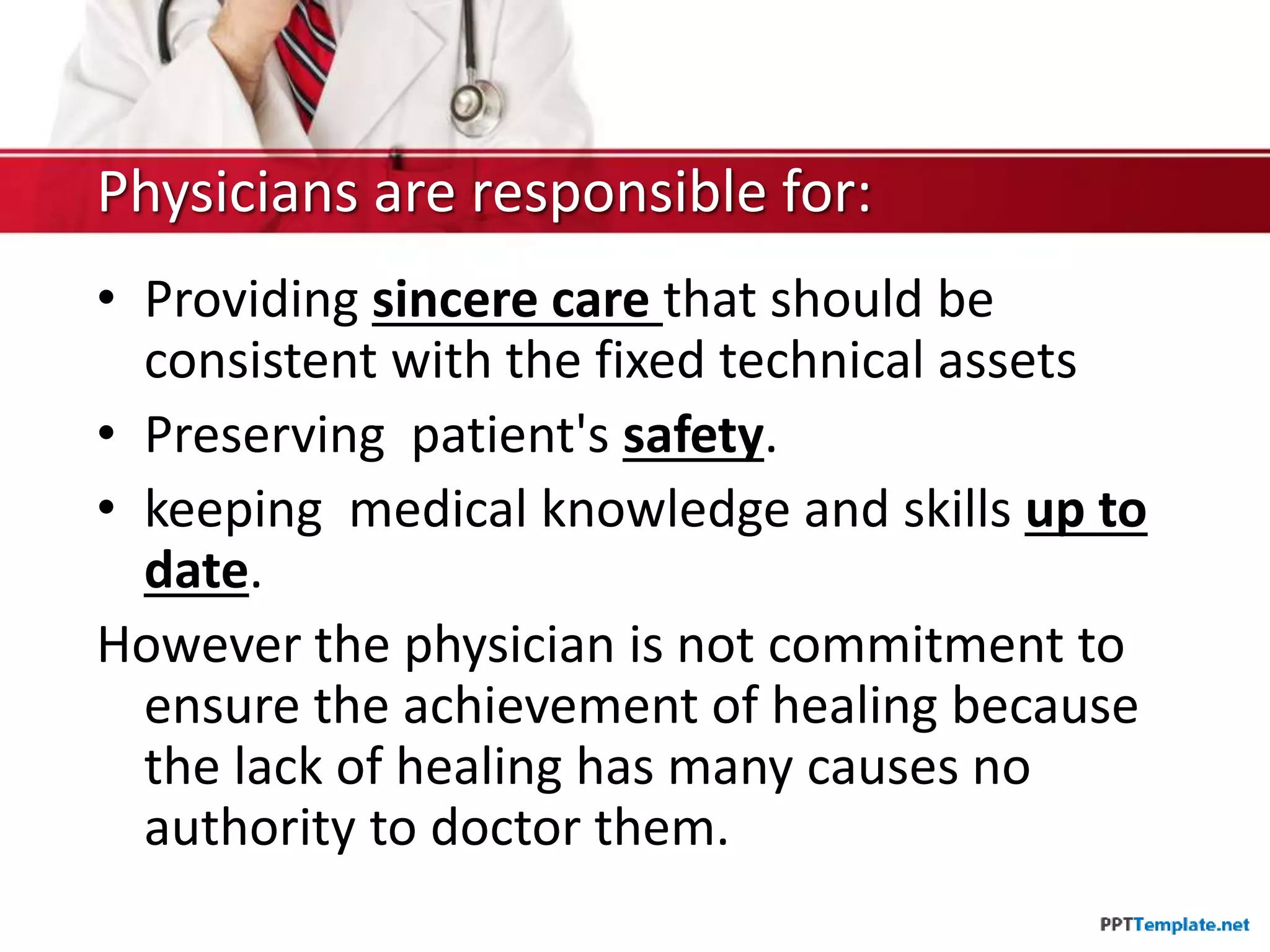 Medical responsibility | PPTX