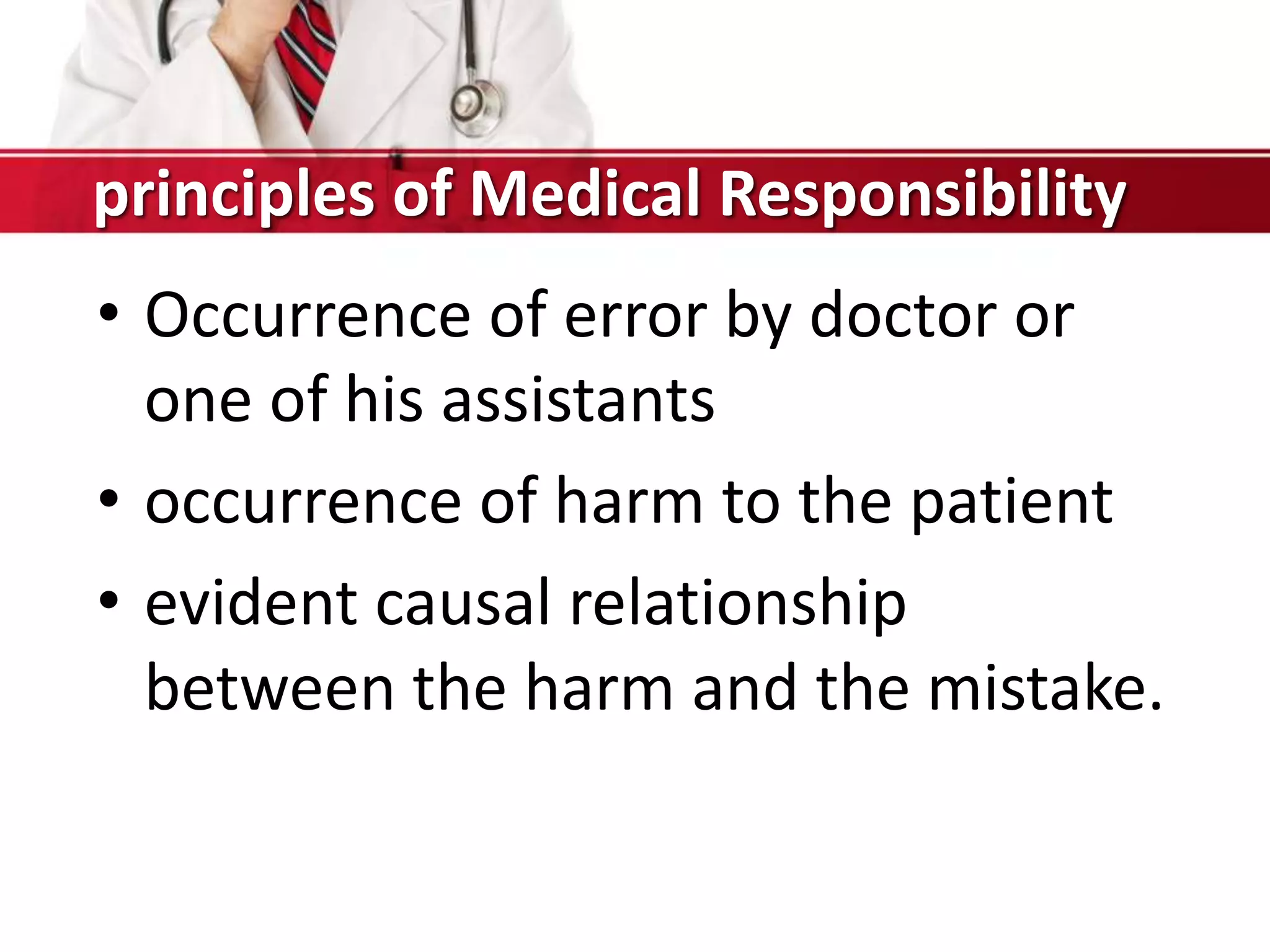Medical responsibility | PPTX