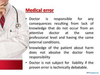Medical responsibility | PPTX