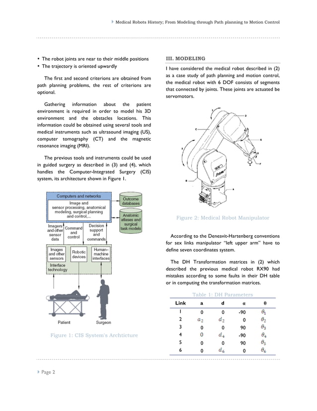 Medical robots history | PDF | Surgery | Medical Health