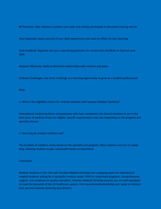 Medical Rotations in the USA 2025 - Houston Medical Clerkship.pdf