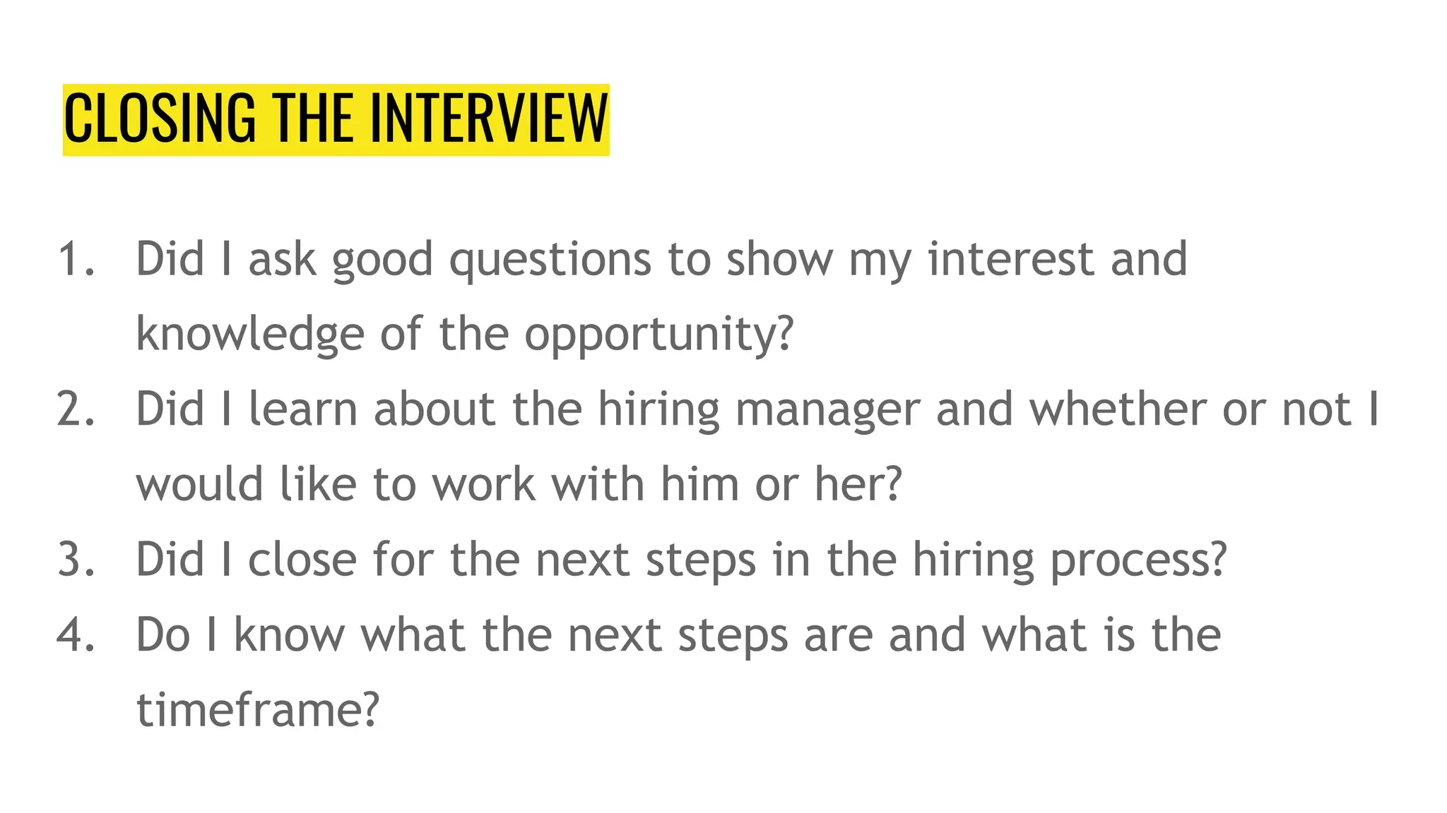 Interview Self-Assessment - Medical Sales | PPT