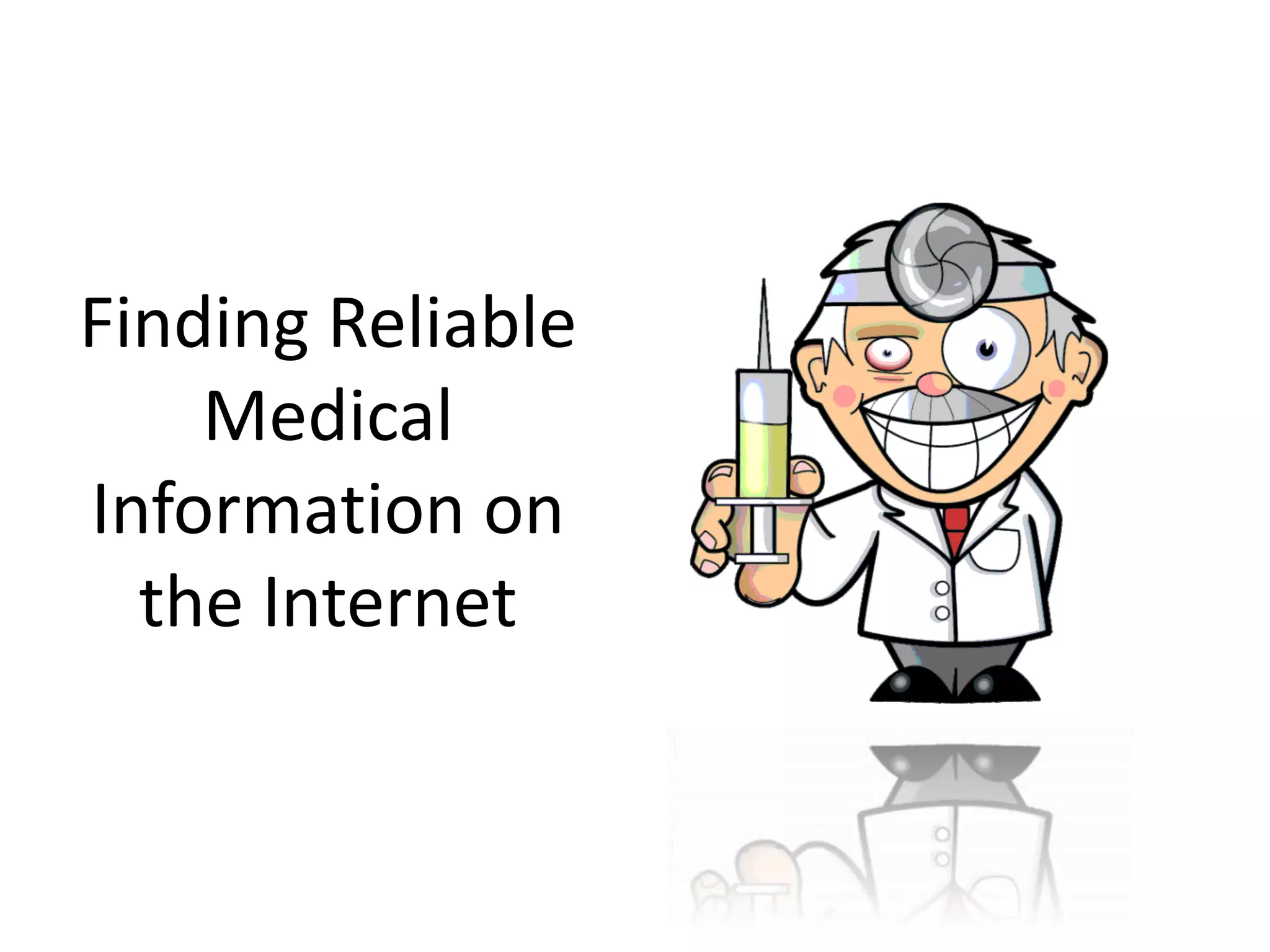 Searching for Medical Information | PPTX