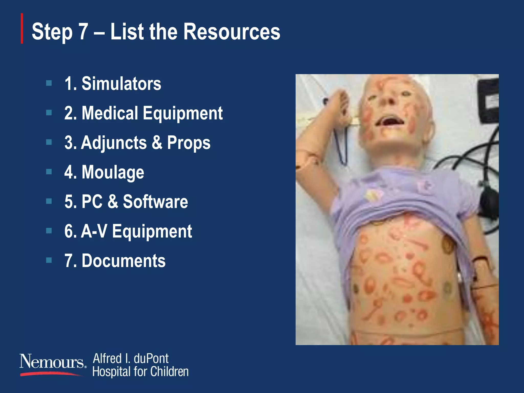 Medical simulation - scenario design and debriefing | PPTX