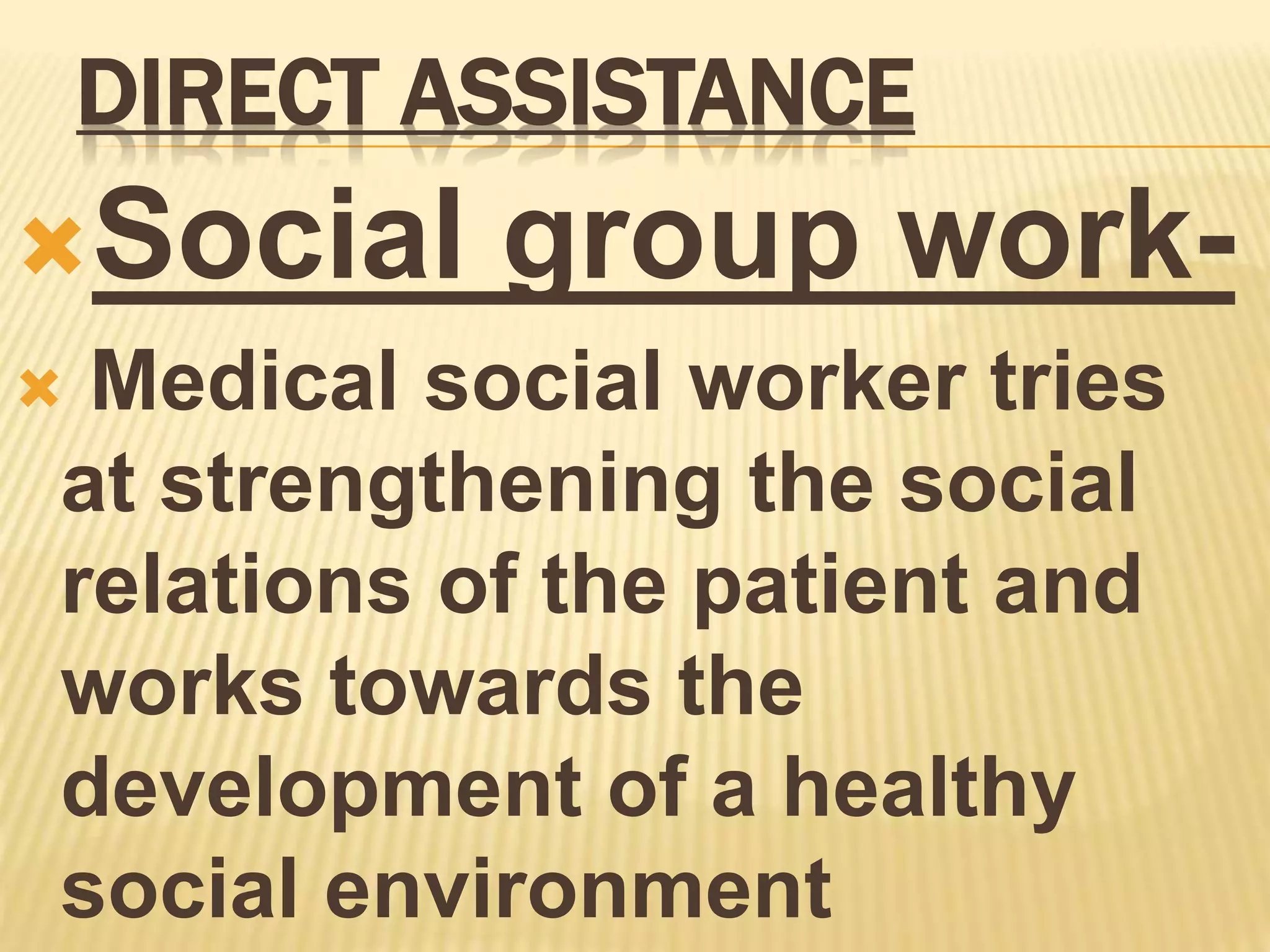 Medical social work | PPT