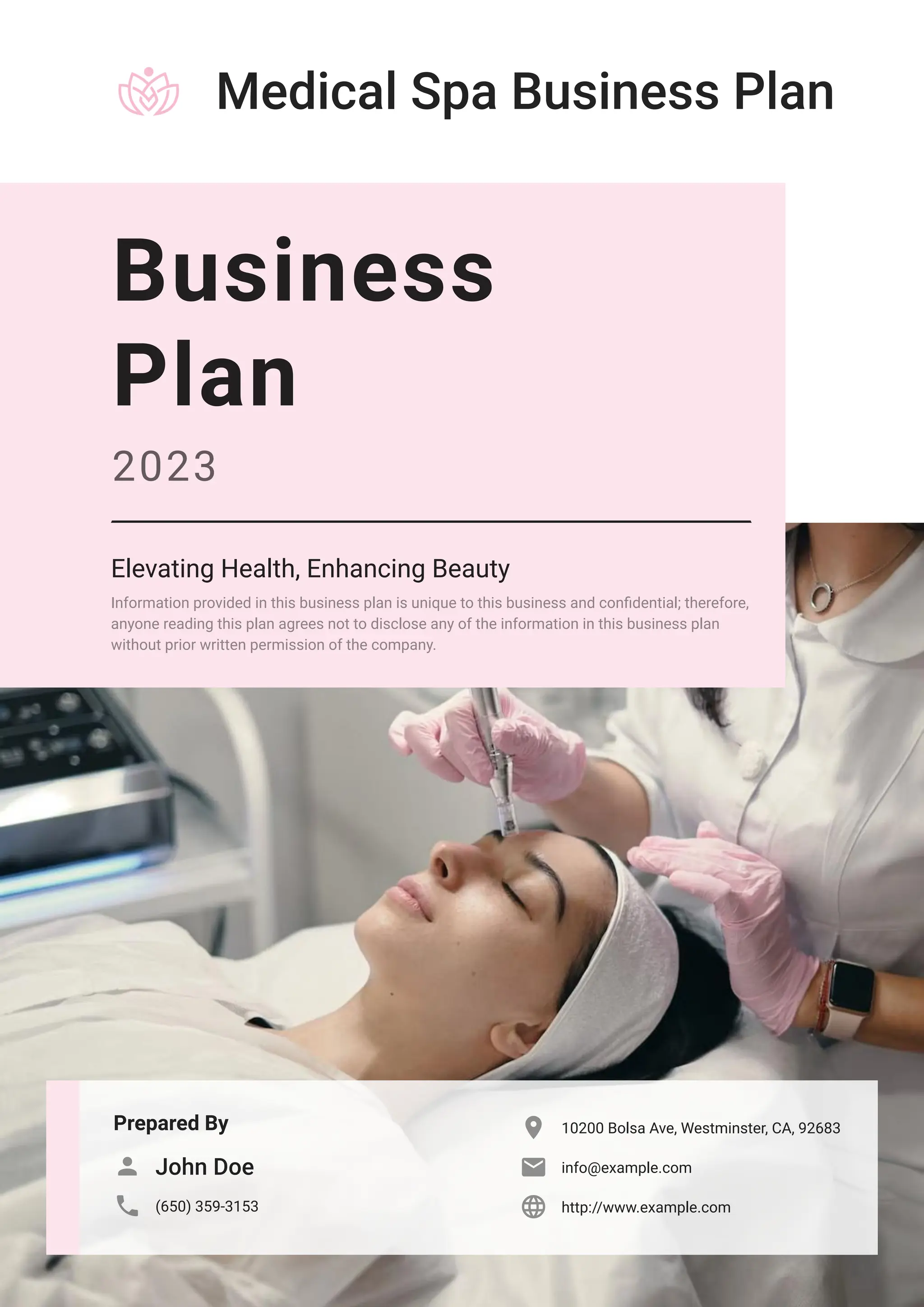 medical spa business plan | PDF