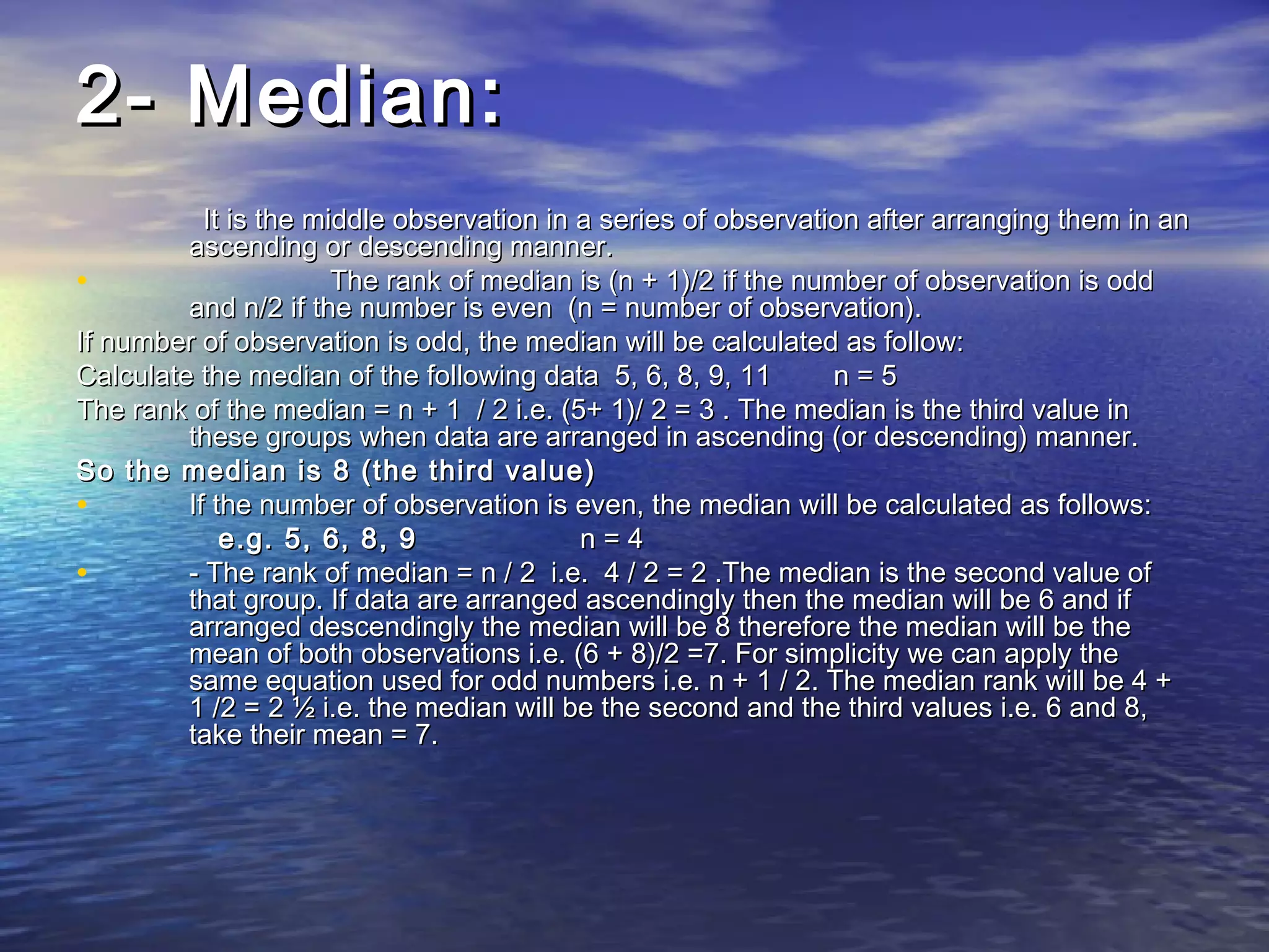 Medical statistics | PPT