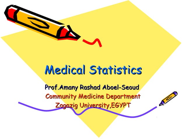 Medical statistics | PPT | Science