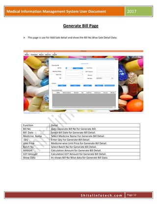 Medical store inventory management software user manual by shital ...
