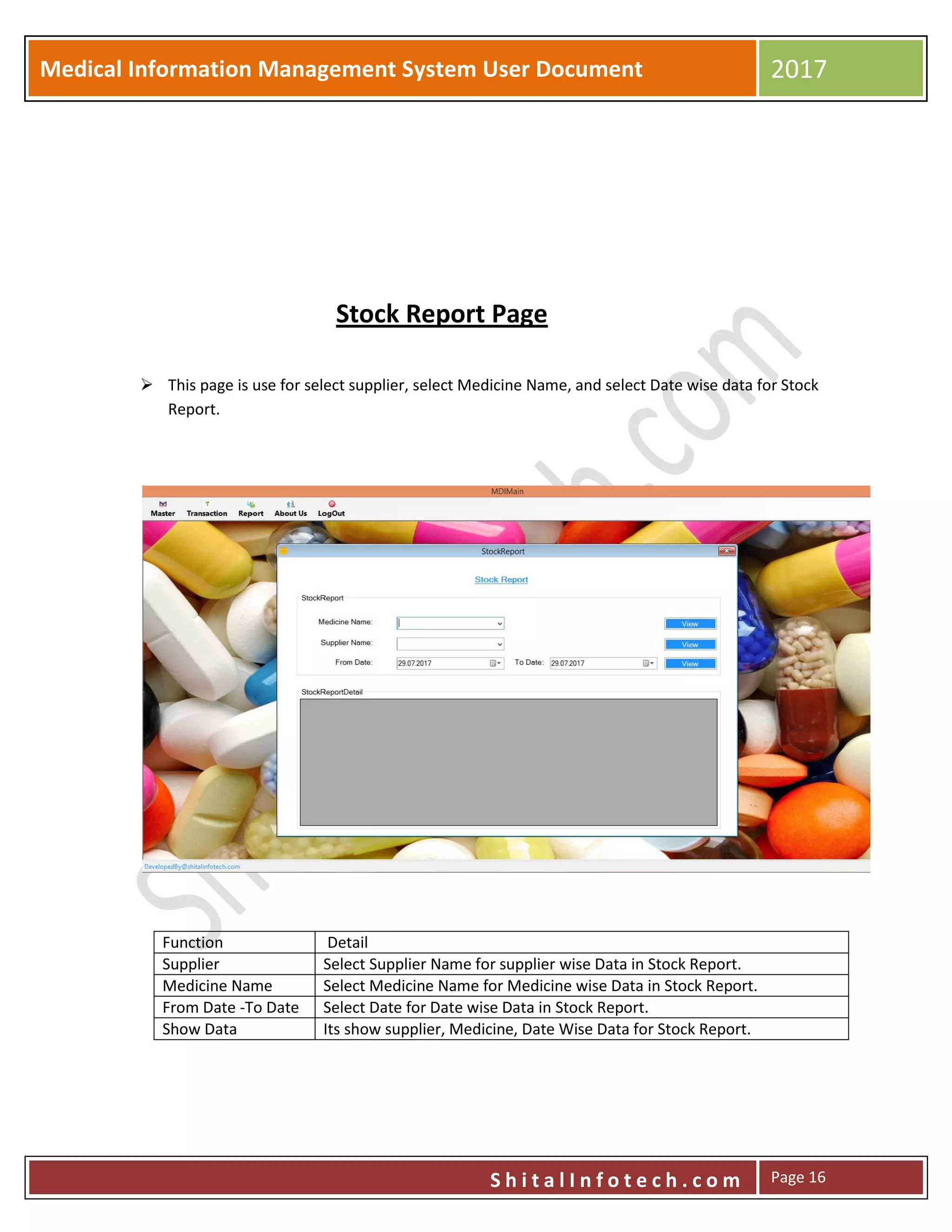 Medical store inventory management software user manual by shital ...