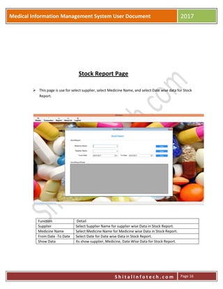 Medical store inventory management software user manual by shital ...