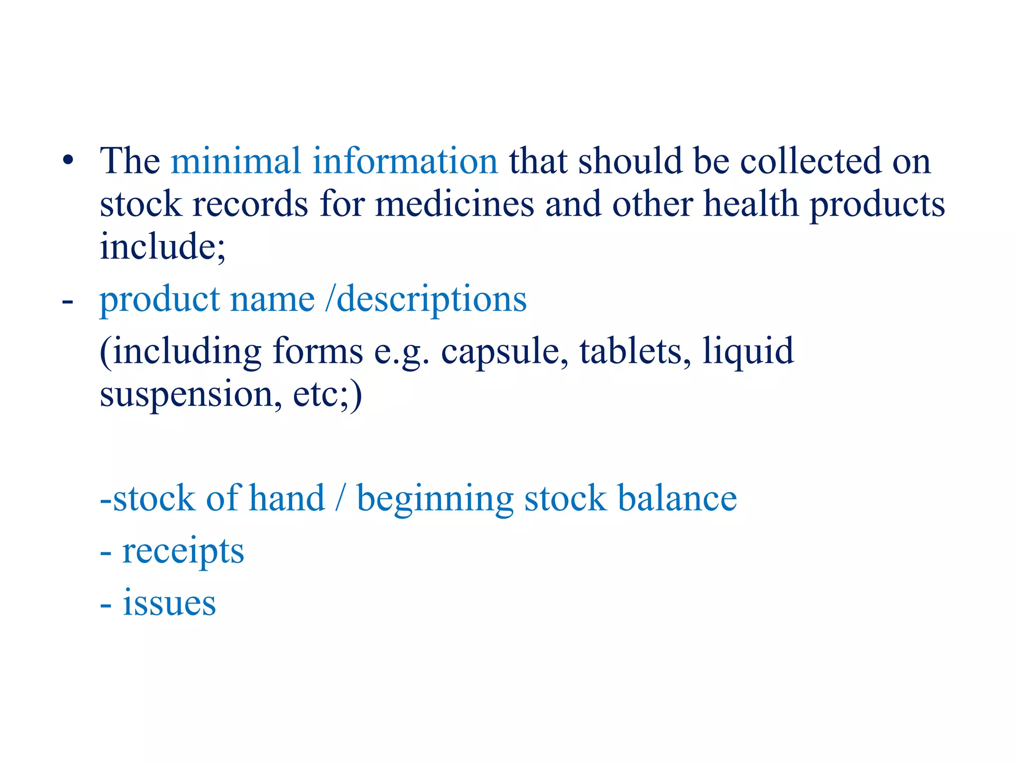 Medical store management for smo | PPTX