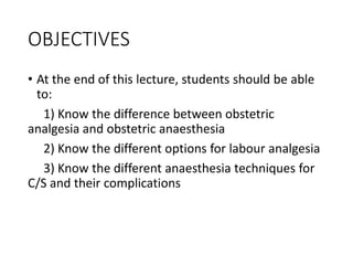Medical student lecture Obstetric anaesthesia_074208.pptx