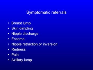 Breast Disease and Management Miss Dunn RD&E | PPT