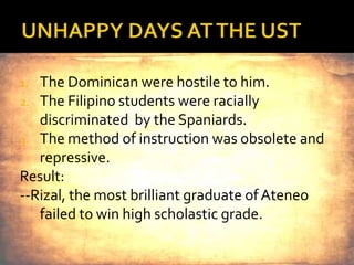 Medical studies at the university of santo tomas (1877 1882) | PPTX