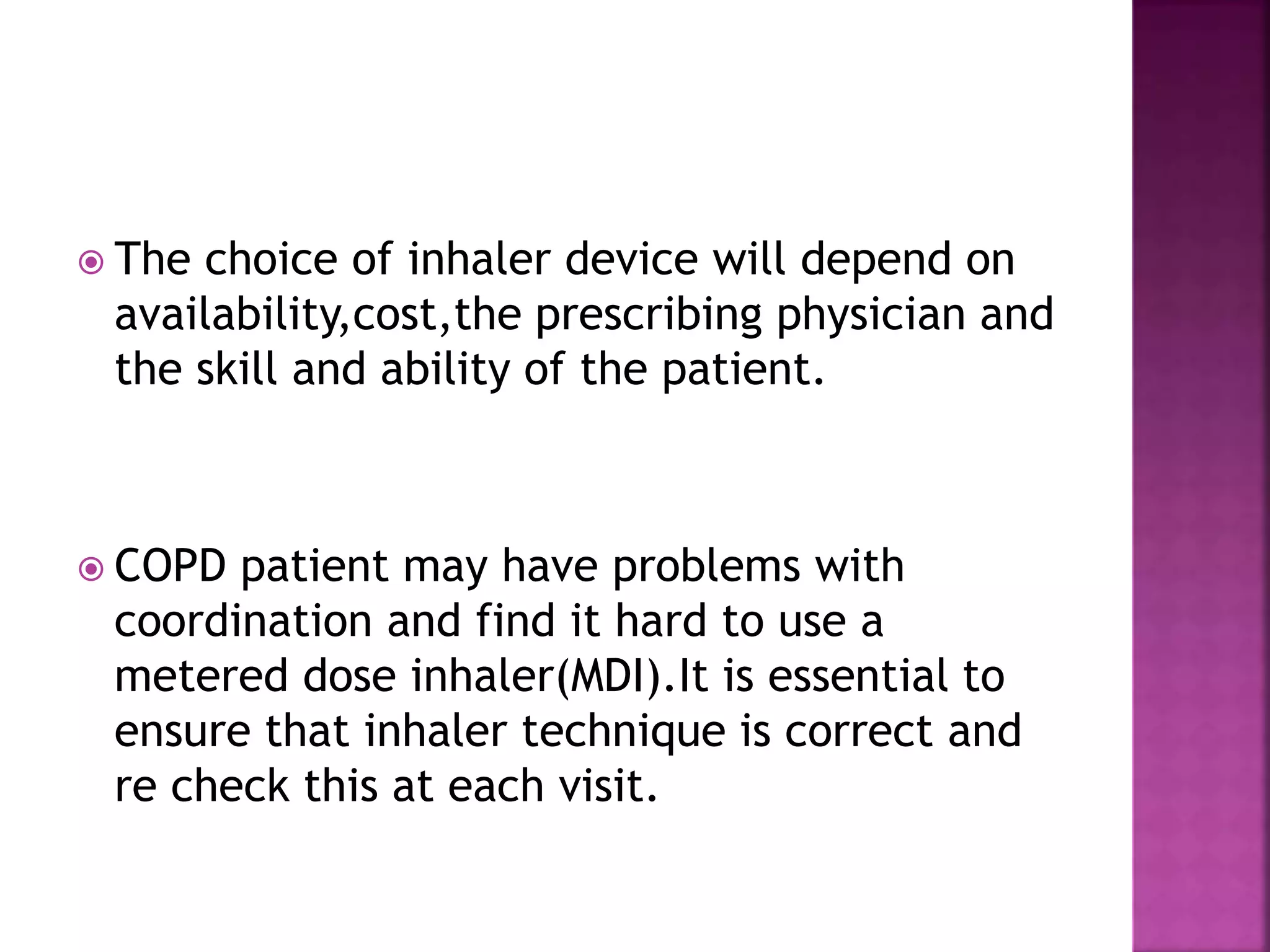 Medical surgical management of copd (GOLD 2016-2017) | PPTX