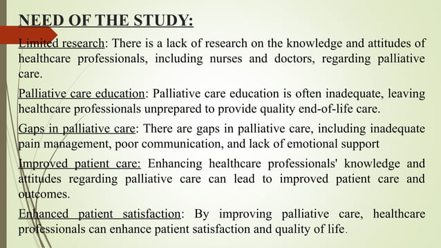 Medical surgical nursing -Research Problem statement presentation -1.ppt