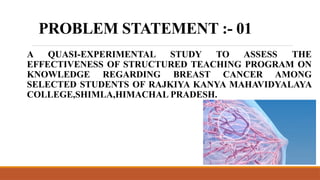 Medical surgical nursing -Research Problem statement presentation -2 ...