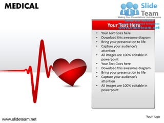 Medical symbols person sick injection doctor powerpoint ppt slides. | PDF