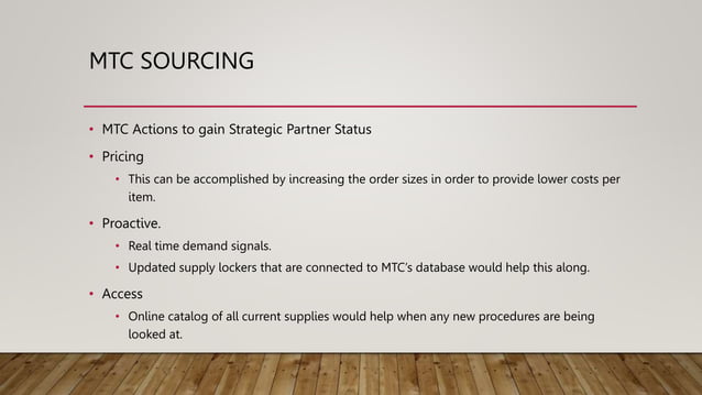 Medical Technologies Corporation (MTC).pptx | Logistics | Business