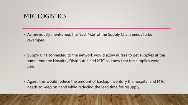 Medical Technologies Corporation (MTC).pptx | Logistics | Business
