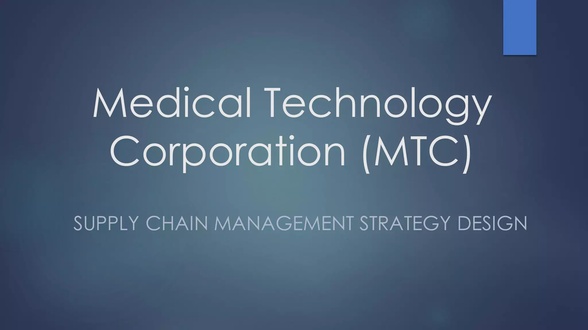 Medical technology corporation (mtc) | PDF