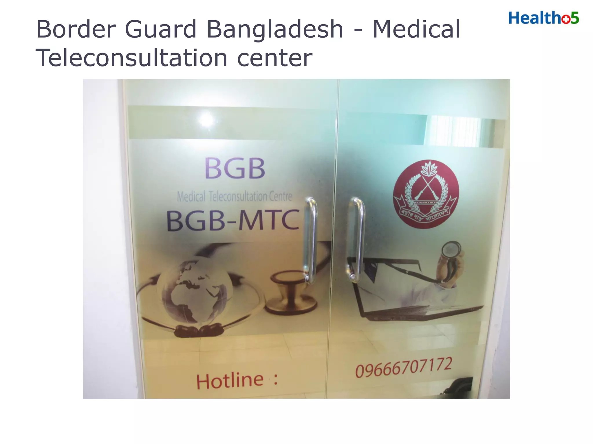 Telemedicine centers with Border Guard Bangladesh: Case Study | PDF