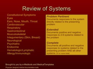 Medical Templates Making Medical Documentation Simple And Painless | PPT