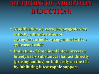 Medical termination of pregnancy | PPT