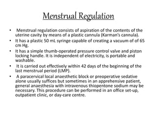 Medical termination of pregnancy | PPTX