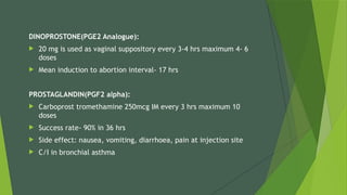 MEDICAL TERMINATION OF PREGNANCY- ACTS, METHODS &.pptx