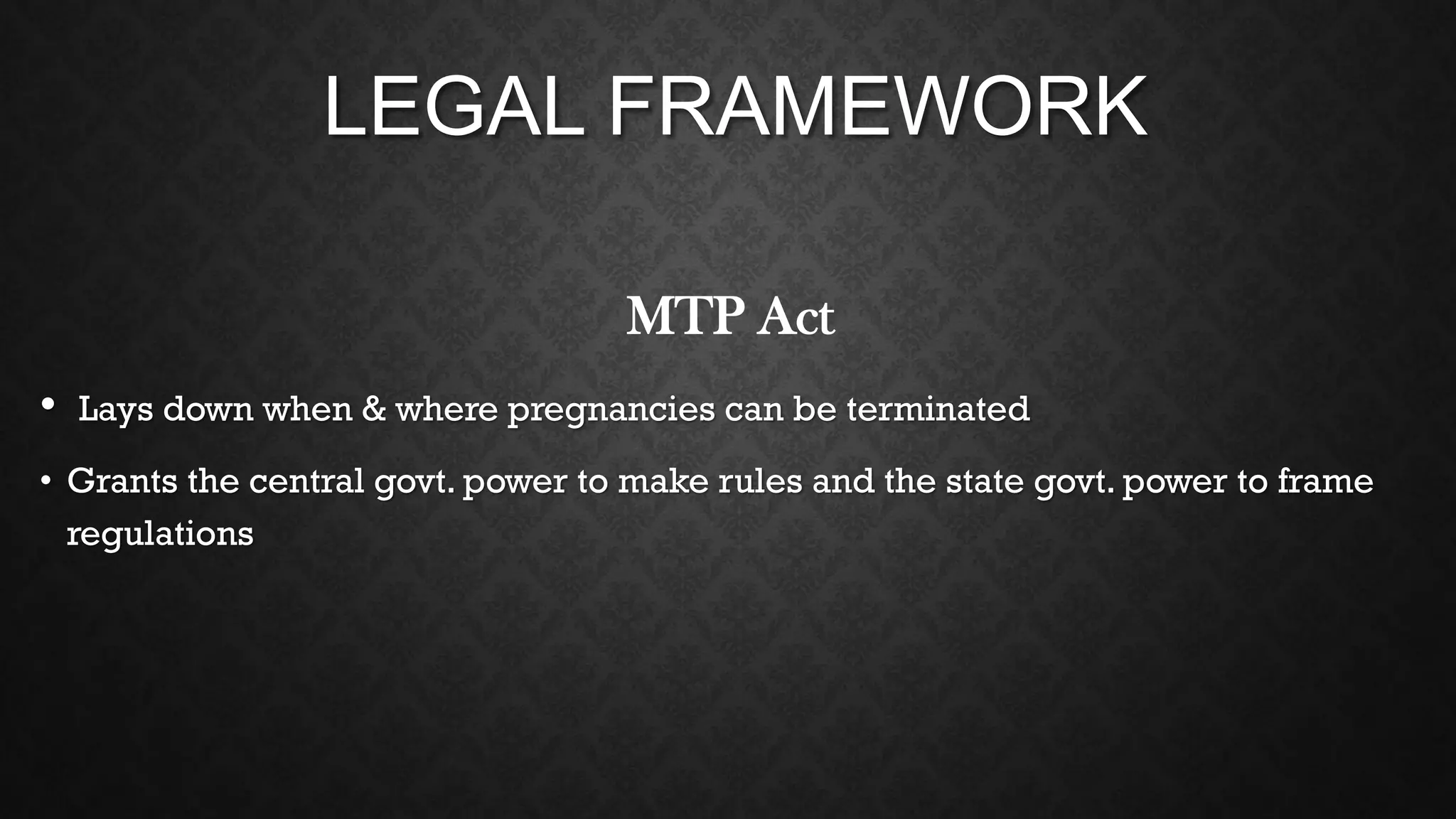 Medical Termination of Pregnancy Act | PDF | Pregnancy | Reproductive ...