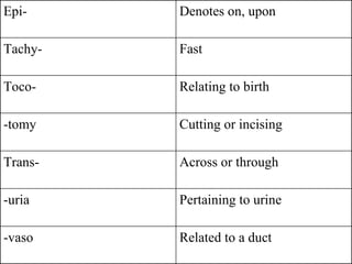 Medical Terminology | PPT