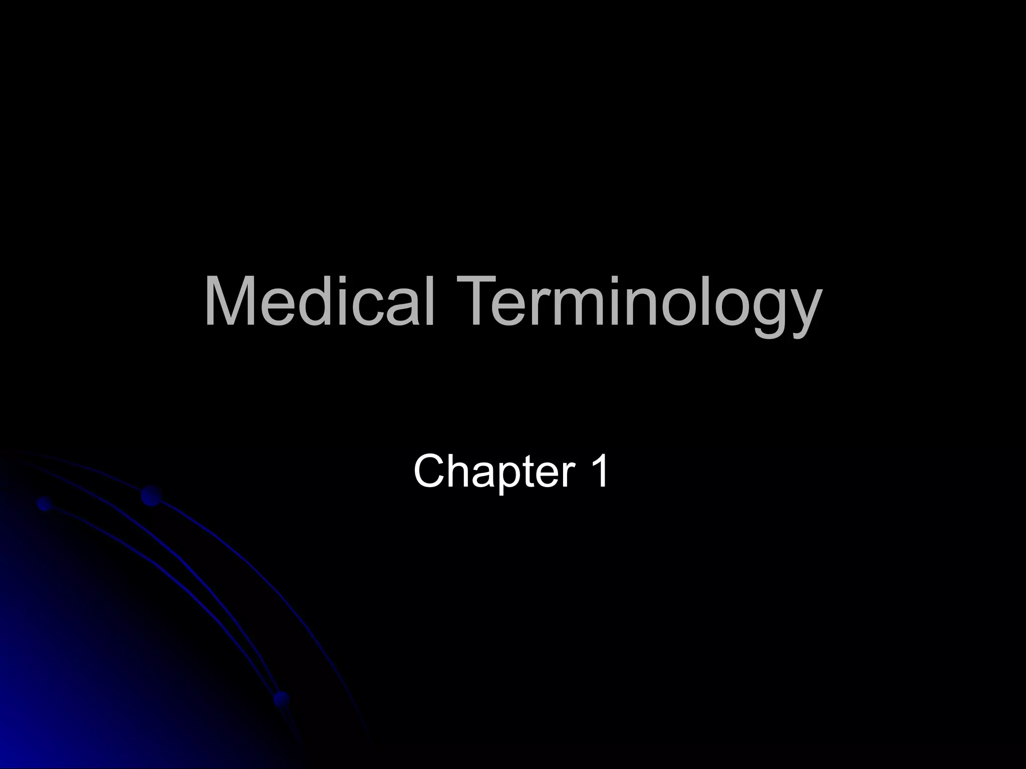 Medical Terminology | PPT