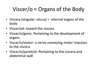 Medical terminology | PPTX
