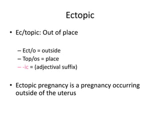 Medical terminology | PPTX