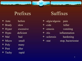 Medical terminology | PPT