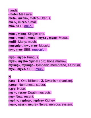 Medical terminology | ODT | Lung and Respiratory Health | Diseases and ...